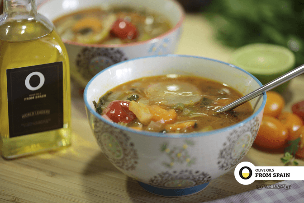 Cleansing soup recipe - Olive Oils from Spain
