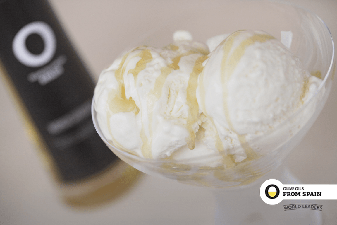 Olive Oils flavored ice-cream recipe - Olive Oils from Spain